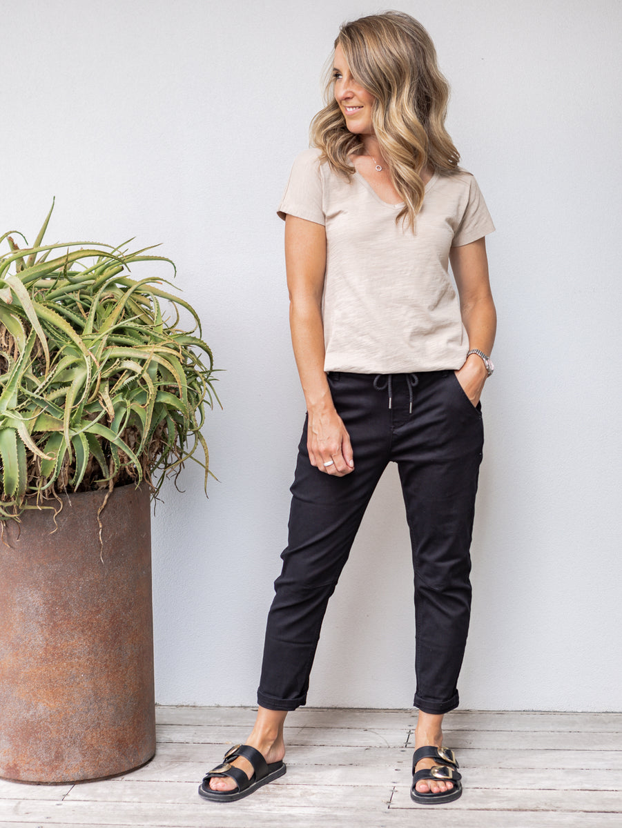 Penny Relax Pant - Black – Evergreen Clothing