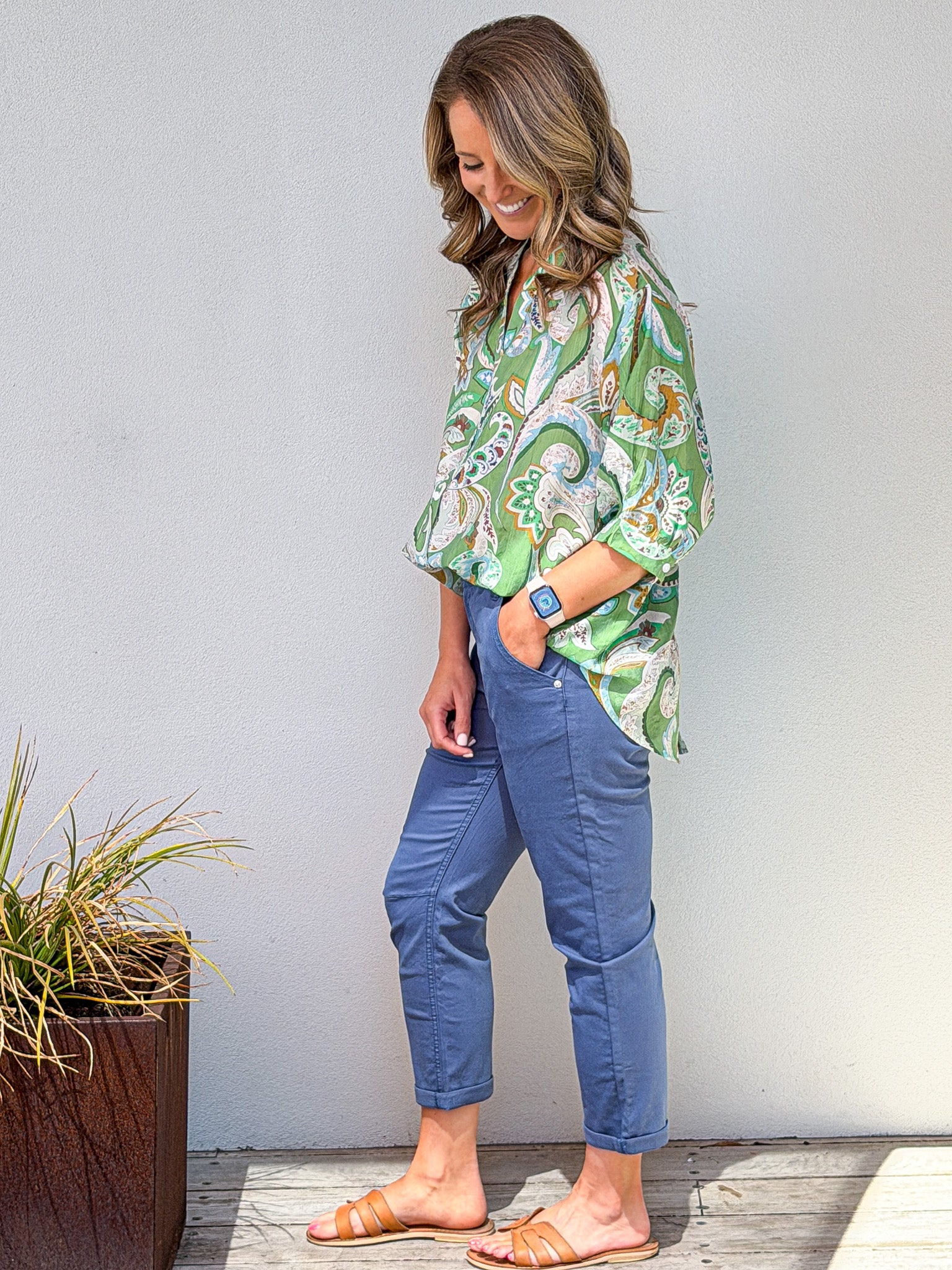 Penny Relax Pant - Indigo – Evergreen Clothing