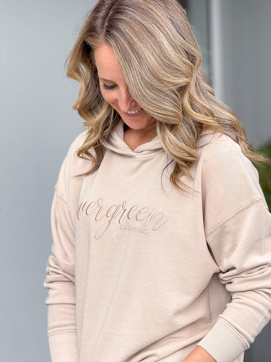 Zee Hoody - Tan – Evergreen Clothing