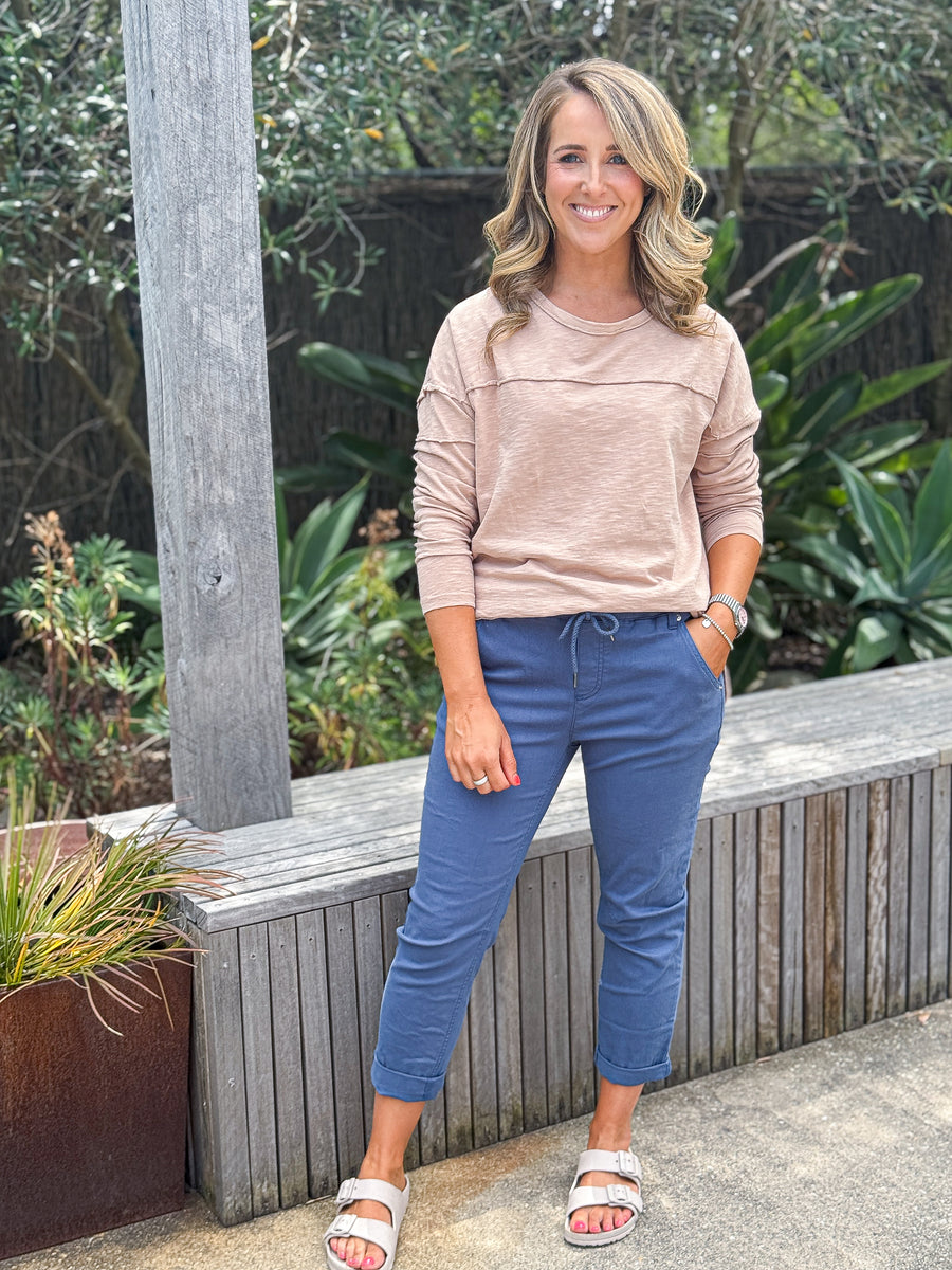 Penny Relax Pant - Indigo – Evergreen Clothing