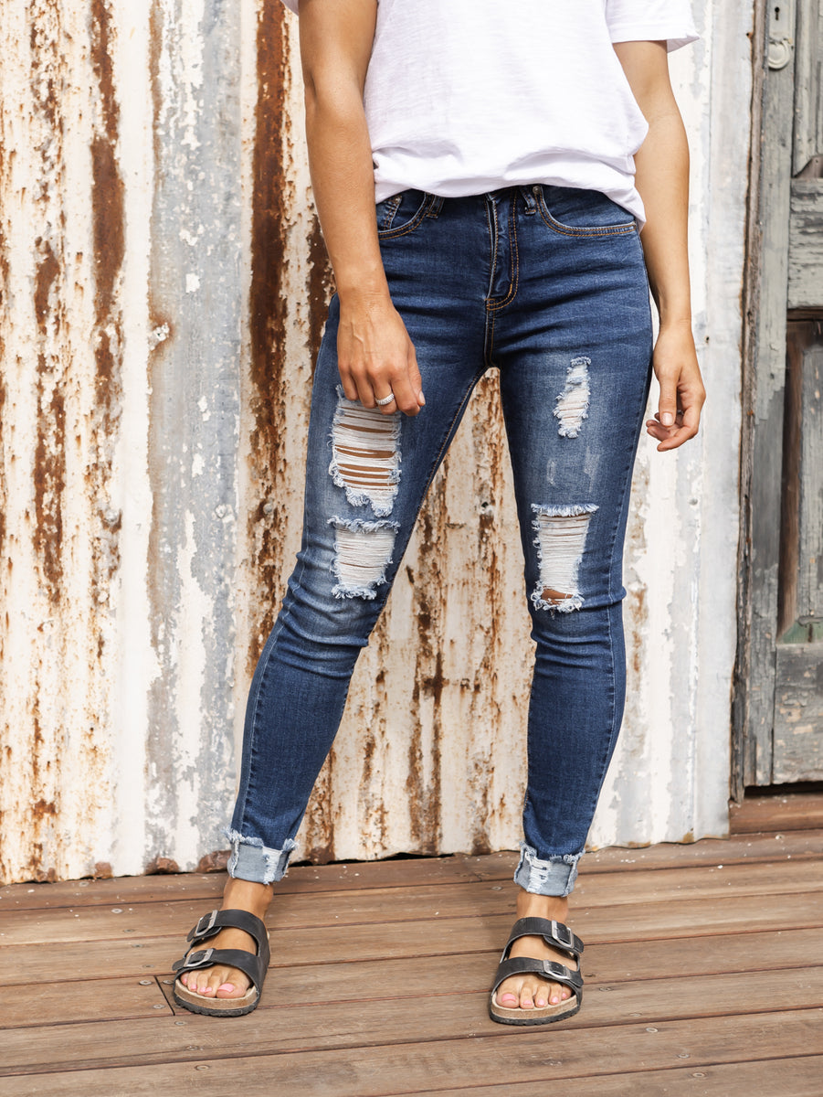 The Danni Denim Mid Rise – Evergreen Clothing