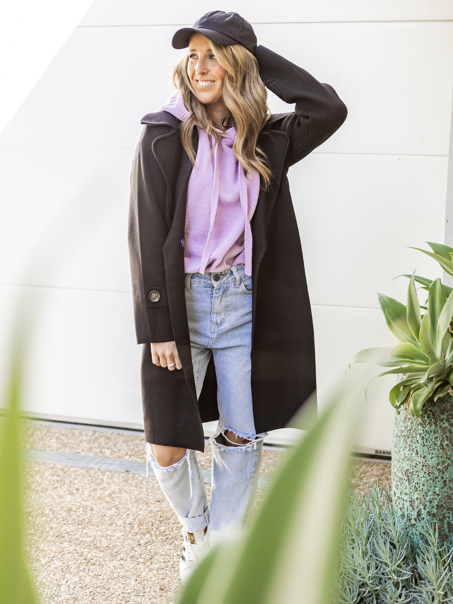 Marissa Coatigan - Black – Evergreen Clothing
